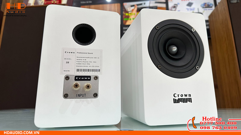 Loa CROWN S8 - Loa toàn dải chất lượng cao với giá cả phải chăng