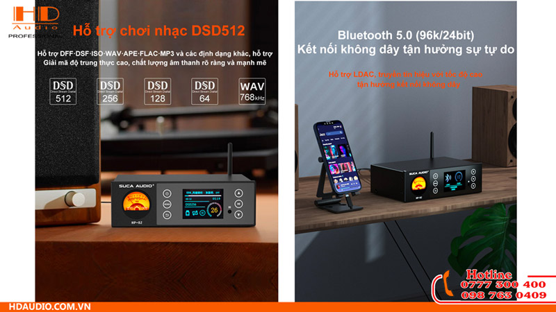 DAC Suca HP-02 - Giải mã âm thanh kỹ thuật số chất lượng cao
